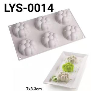 Jual LYS-0014 Cetakan loyang silikon mousse cream cheese cake awan ...