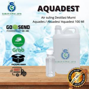 Promo Aquades Aquadest Akuades Air Suling Destilasi Murni 100 ml - Kota ...
