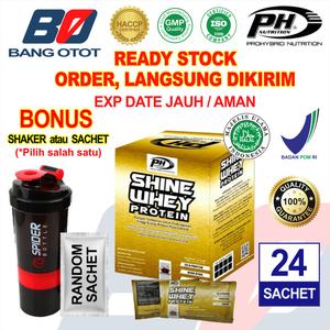 Jual PH Shine Whey 24 Sachet Pro Hybrid Nutrition Whey Protein BPOM ...