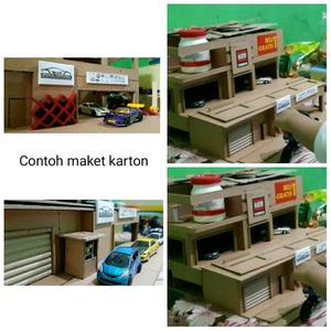 Jual isi 5 lbr kertas karton duplek tebal alas papercraft dan bahan ...