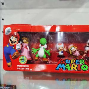 Jual mainan static figure super mario set donkey kong super mario ting ...