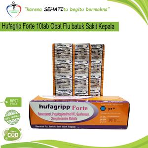 Jual Obat Demam Batuk Pilek Hufagrip Forte Per Strip Isi 10 Tablet ...