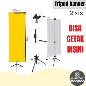 Jual standing banner besi Tripod banner plus cetak - Rangka saja ...
