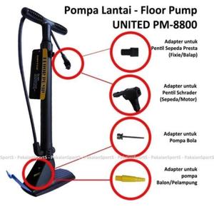 Jual pompa united 8800 pompa sepeda atau motor tipe floor pump - Kota ...