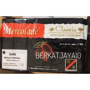 Jual New Mercolade Classic Dark 1 kg Chocolate Compound Coklat Batang ...