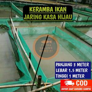 Jual K3151 Keramba jaring apung ikan ukuran 3m x 15m x 1m siap pakai ...