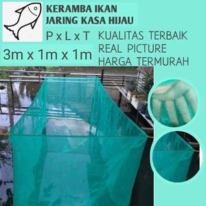 Jual RI - Hapa Jaring Keramba ikan ukuran 3m x 1m x 1m Jaring kasa ...