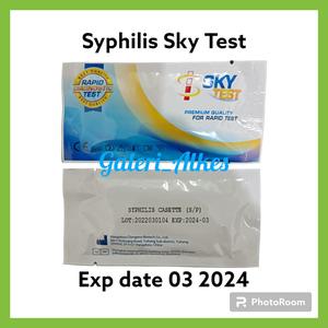 Jual Alat Test Syphilis Sifilis Test Card Sky Test 1Set Siap Pakai ...