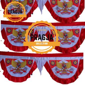 Jual Bendera panjang bendera rempel bendera background - Jakarta Barat ...