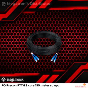 Promo Kabel Fiber Optik / FO Precon Fibertekno FTTH 2 core 150 meter sc ...