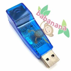 Jual Usb to Lan RJ45 konektor network konverter external laptop biru ...