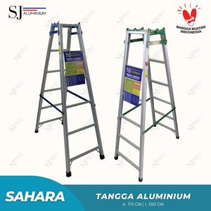 Jual Tangga Lipat Aluminium Ladder Multifungsi - Sahara Ukuran 175 ...