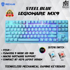 Jual Rexus Legionare MX9 RGB TKL Mechanical Gaming Keyboard - Kota ...