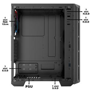 Jual Casing PC RAPTOR 1603 With RGB Strip Front Panel - Kota Bandung ...