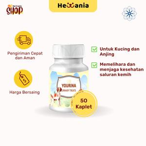 Promo Yourina Suplemen Makanan Hewan - Kesehatan Saluran Kemih Anjing ...
