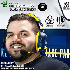 Jual Razer BlackShark V2 CouRageJD Edition USB HyperClear Gaming ...