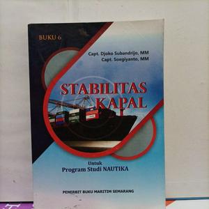 Jual Buku stabilitas kapal untuk program studi nautika Buku 6 - Kota Semarang - Hinnarastore ...