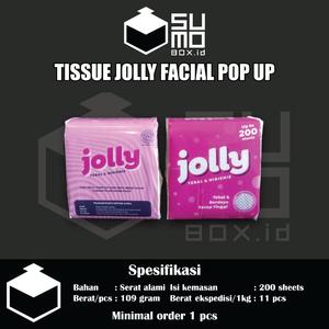 Jual Tissue JOLLY POP UP Facial 200 sheets 2 ply / Tisu Promo - Kab ...