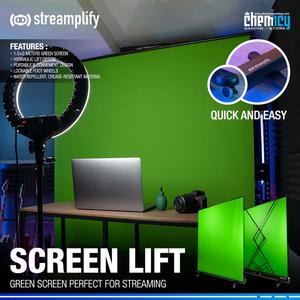 Jual Streamplify Screen Lift Collapsible Chroma Key Panel Green Screen ...