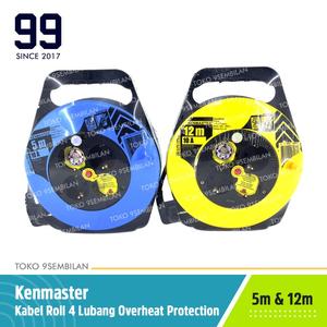 Jual Kenmaster Kabel Roll 4 Lubang Panjang 5 Meter Child Safety ...