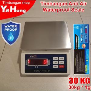 Jual Timbangan Digital Anti Air Waterproof Scale Stainless 30kg 1g Best ...