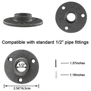 Jual Flange Pipa Besi Cor 1per2inci Malleable, Pentil Pipa Ulir Pipa ...