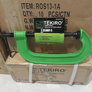 Jual TEKIRO clamp C ukuran 6 inch klem catok penjepit besi - Jakarta ...