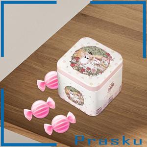 Jual [Prasku] Kaleng Permen Persegi Dengan Tutup Kotak Penyimpanan ...