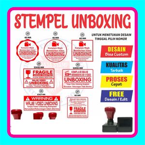 Jual Stempel Custom STEMPEL PACKING, STEMPEL UNBOXING, STEMPEL FRAGILE ...