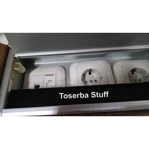 Jual STOP KONTAK MEJA MEETING CABLE BOX SILVER HAIRLINE TIGA OUTLET ...