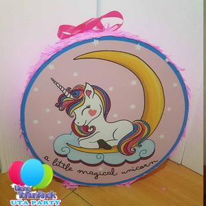 Jual Pinata unicorn bulat 50 cm Pinata ulang tahun Pinata bebas gambar ...