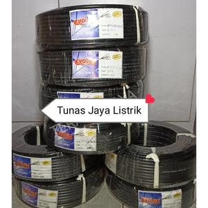 Jual KABEL Listrik isi 2 SERABUT 2X0.75 EVOLUS 50 Meter Hitam Putih ...