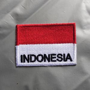 Jual Patch Patches Emblem Badge Bet Logo Bendera INDONESIA Merah Putih ...