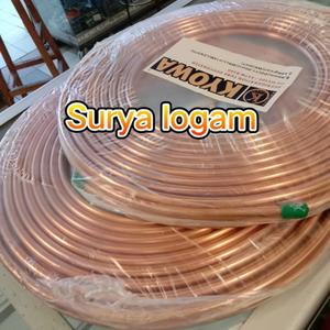 Jual Pipa tembaga roll ukuran 1/4 inch - tebal 0.50mm - Jakarta Barat ...