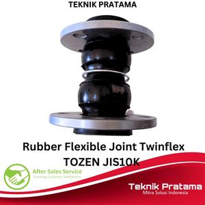 Jual 2" Rubber Flexible Joint Twinflex TOZEN Type JIS 10K Size 2 Inch ...