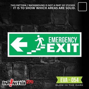 Jual EVA054 AC rambu K3 AKRILIK jalur evakuasi emergency exit gedung apar - Jakarta Barat ...