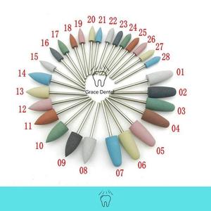 Jual Bur Lab Rubber Dental Poles Akrilik / Polishing Acrylic Burs - Abu ...