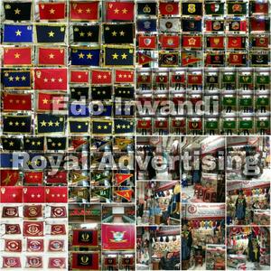 Jual PROMO BENDERA PATAKA BENDERA BORDIR BENDERA RAPATI TNI AU BINTANG ...