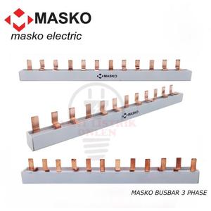Jual MASKO BUSBAR SISIR MCB 1 Phase / 3 Phase Jumper Mata Rel Fasa ...