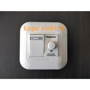 Jual Panasonic Saklar Engkel + Saklar Dimmer 500w Tanam ORIGINAL - Kota ...