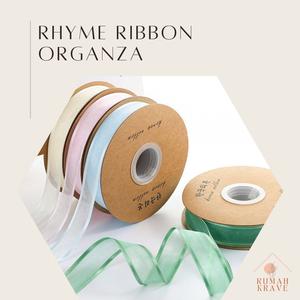 Jual RUMAH KRAVE - Rhyme Ribbon Pita Organza List Warna - Sky Blue ...