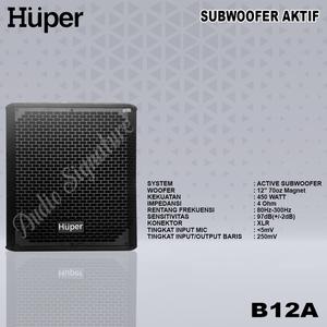 Jual Speaker Subwoofer 12 Inch HUPER B12A | B 12A | B 12 A Original 1 ...