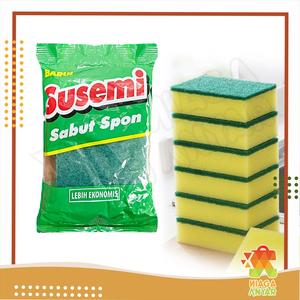 Promo NA SUSEMI Sabut Spon / Spons Busa Cuci Piring / Sponge Hijau ...