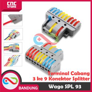 Jual TERMINAL CABANG 3 KE 9 KABEL KONEKTOR SPLITTER 3X9 LT 633 WAGO ...