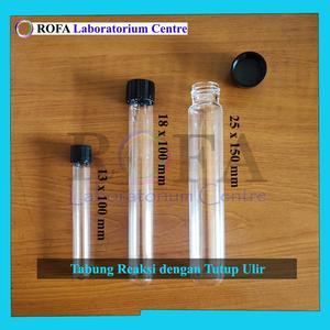 Jual Tabung Reaksi dengan Tutup Ulir / Test Tube With Screw Cap / Hach ...