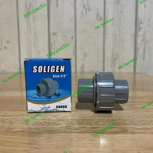 Jual Watermur PVC SOLIGEN 1/2" Water mur pompa plastik polos union ...