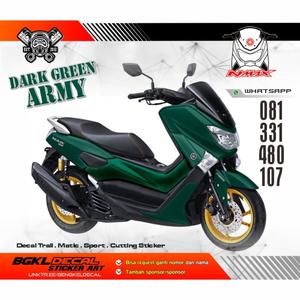 Jual SUNSHINE DECAL FULL BODY NMAX WARNA DARK GREEN ARMY SATIN LIMITED ...
