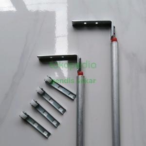 Jual rel jendela sliding vertikal 60cm engsel sliding vertikal almuni ...