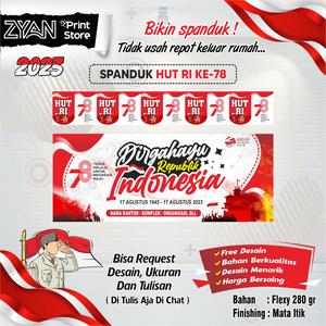 Jual promo.!! Banner Spanduk 17 Agustus HUT RI ke 78 murah - Jakarta ...