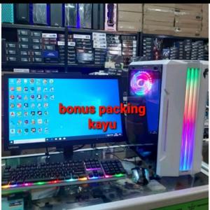 Jual Pc Gaming Editing Core I7 Ram 16Gb Ssd 240 G B Monitor 24 In Full Set - Kota Surabaya ...